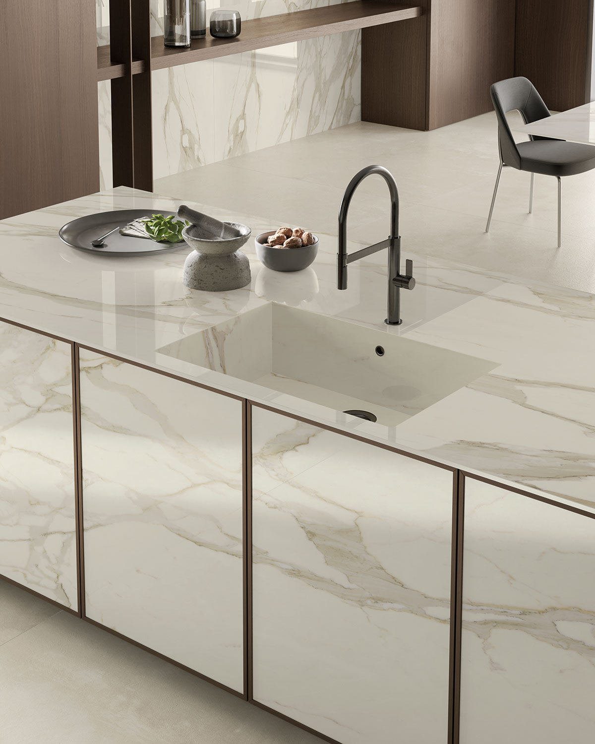 Calacatta Bernini Porcelain – Premium Marble-Effect Porcelain by Atlas ...