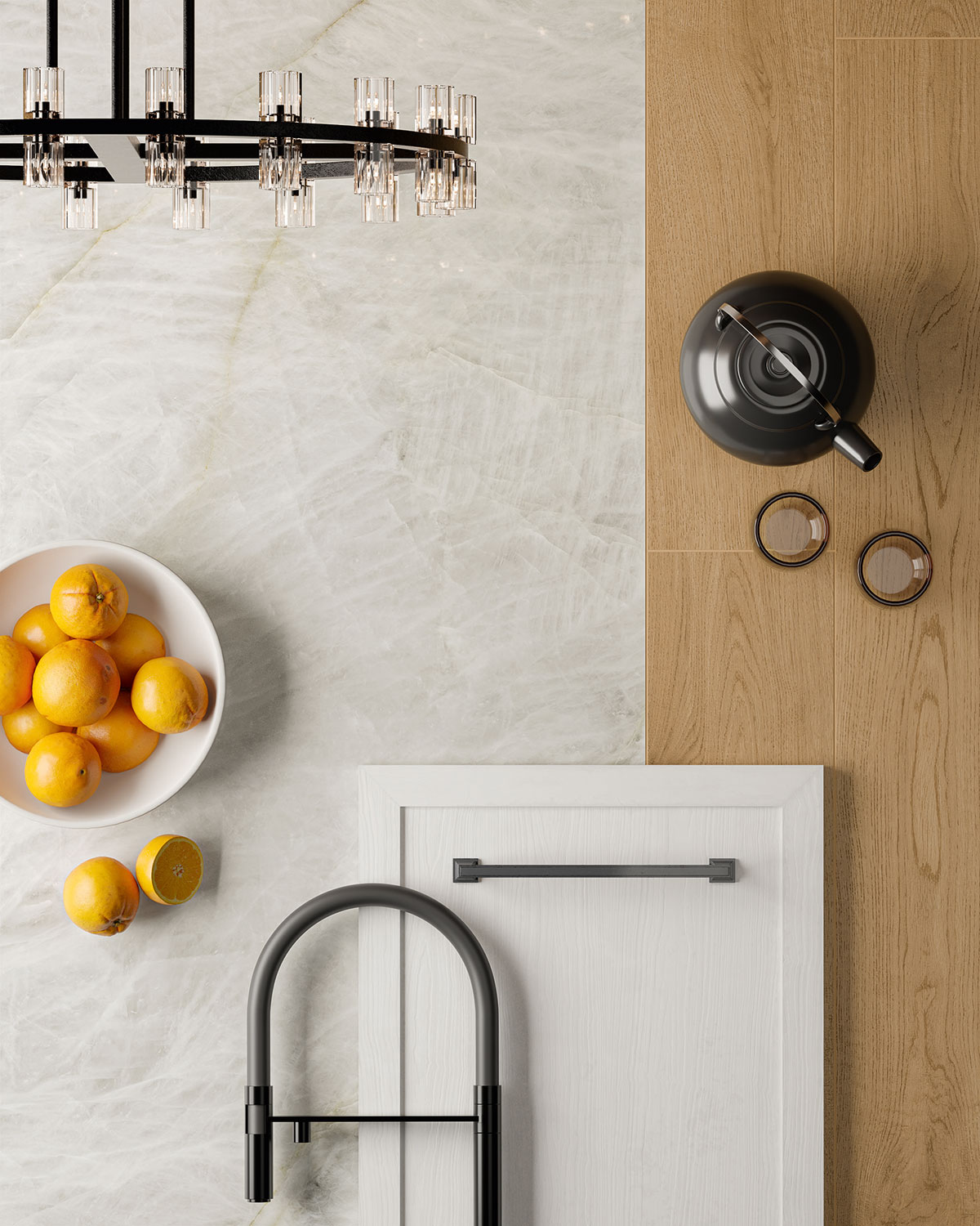 Crystal White Porcelain – Pure White Porcelain Tiles by Atlas Plan ...