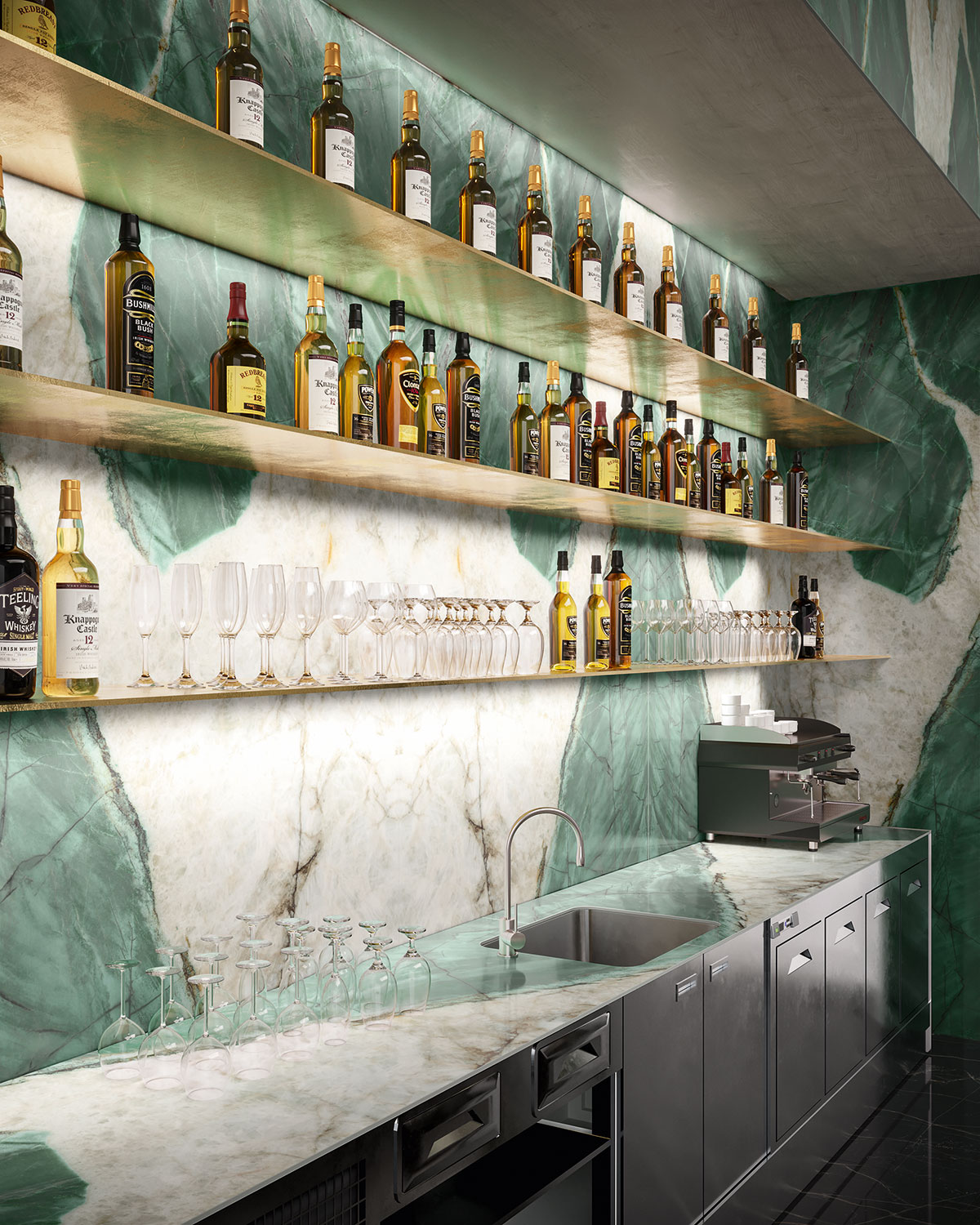 Exotic Wave Porcelain – Striking Marble-Look Porcelain by Atlas Plan ...