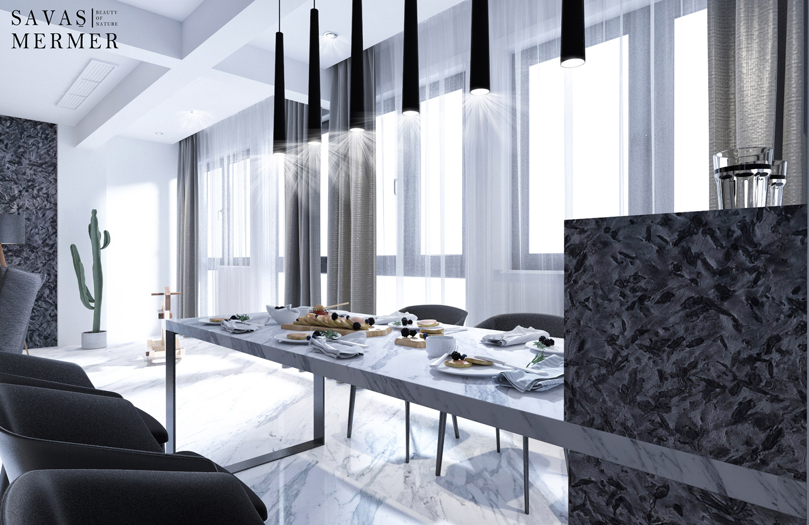Matrix Granite | Bold and Durable Black Granite