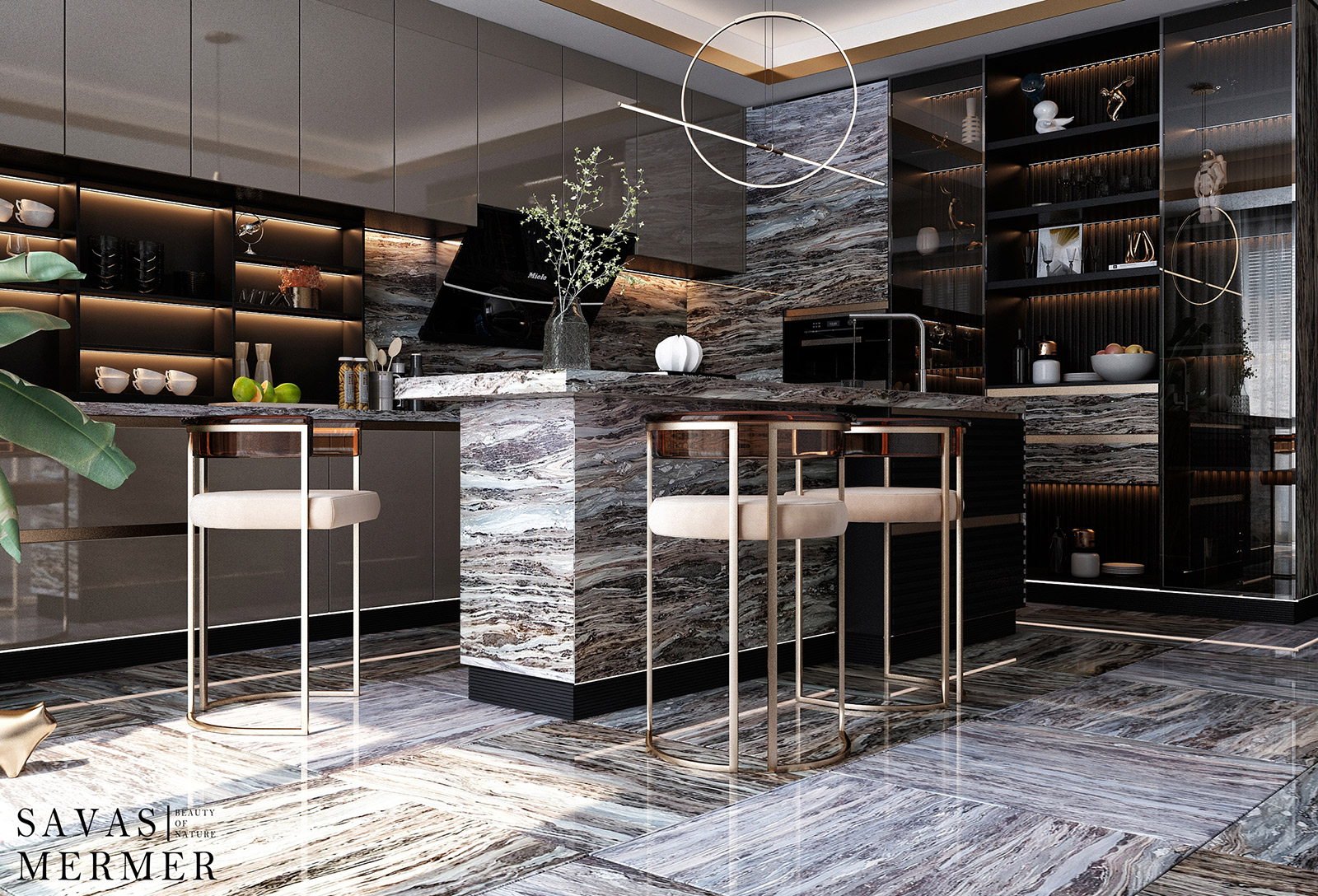 Palissandro Bronze Marble | Elegant and Warm Natural Stone