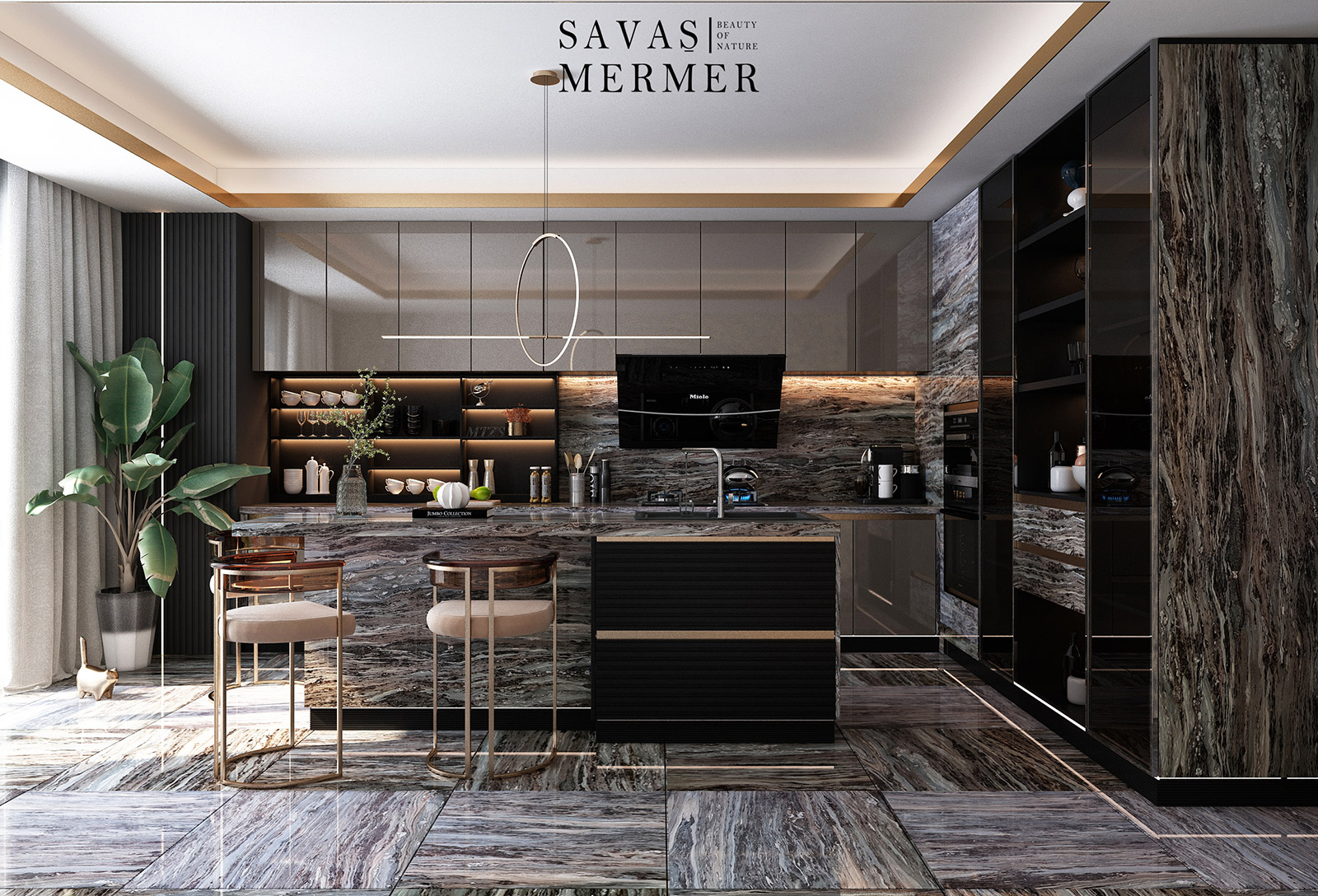Palissandro Bronze Marble | Elegant and Warm Natural Stone