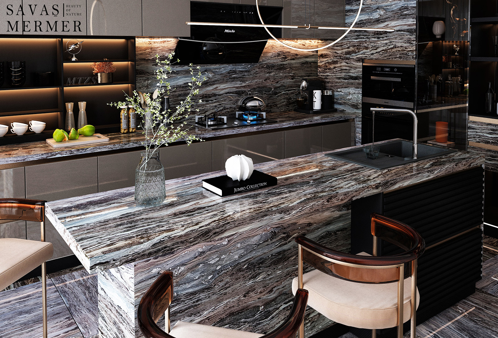 Palissandro Bronze Marble | Elegant and Warm Natural Stone
