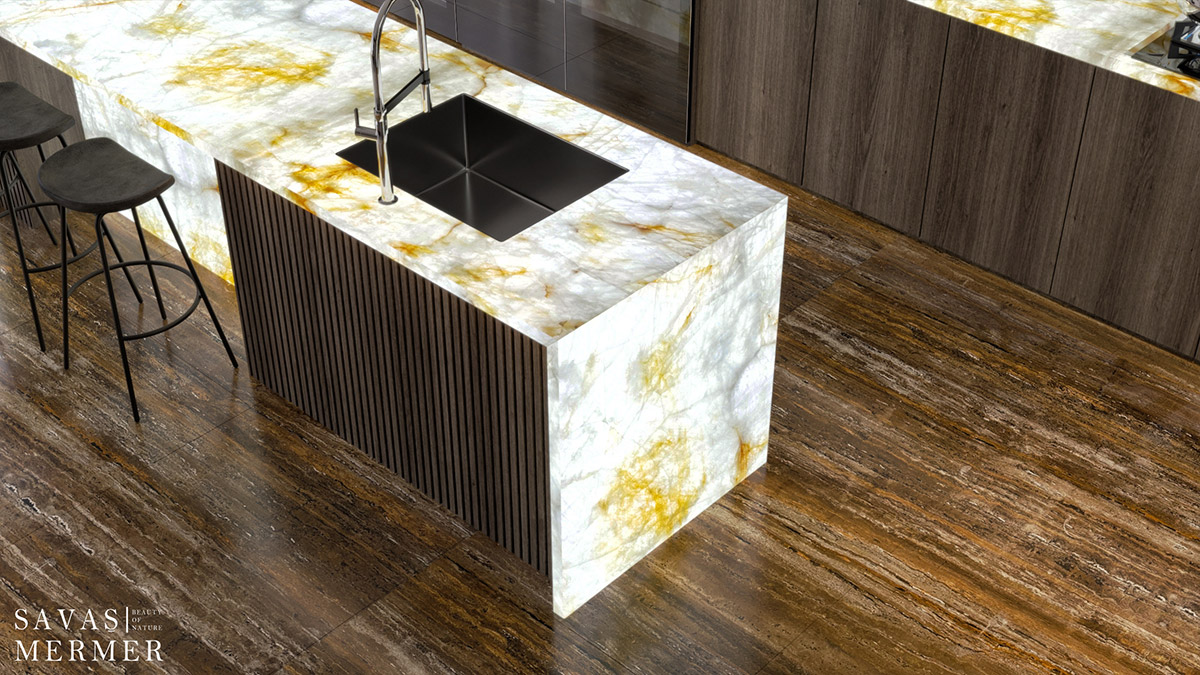 Cristallo White Marble