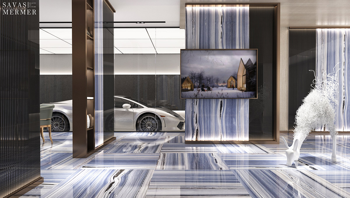 Palissandro Blue Marble | Elegant and Serene Natural Stone