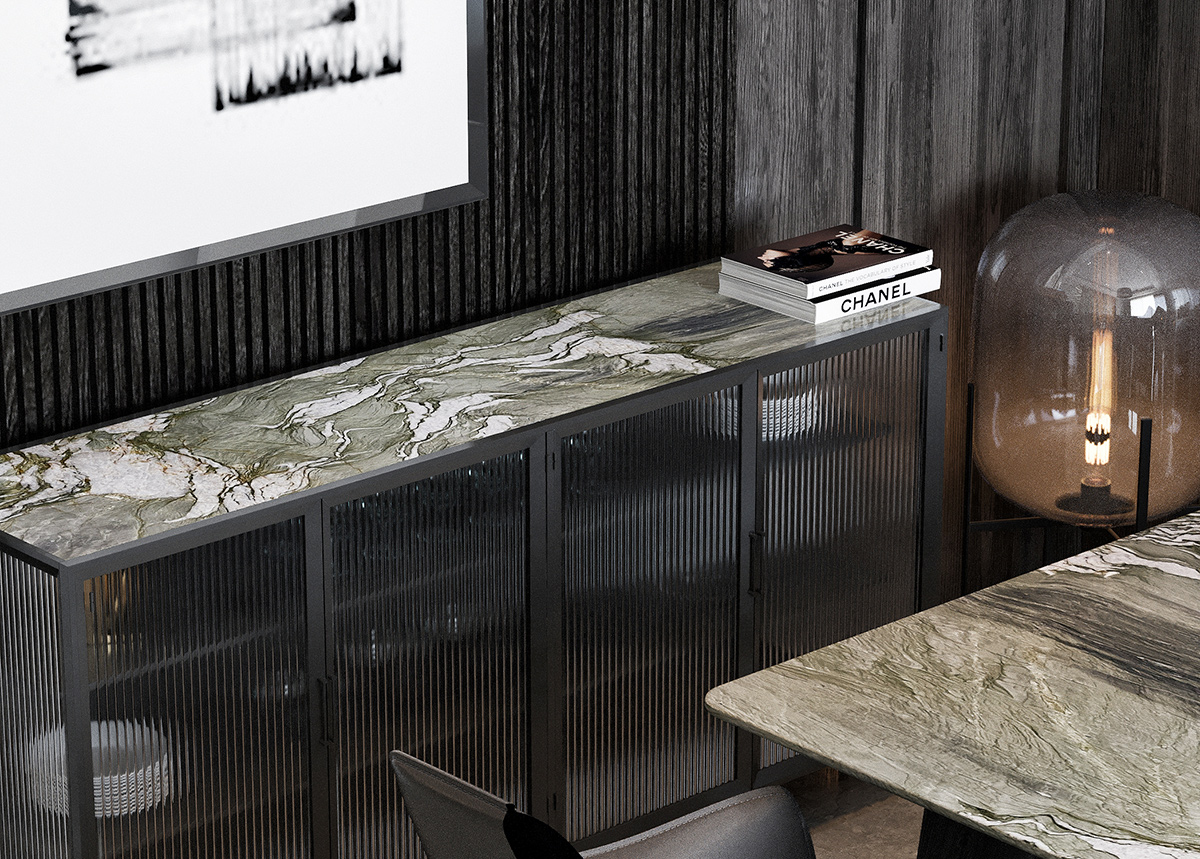 Verde Rio Marble | Green Marble Slabs with White Veining