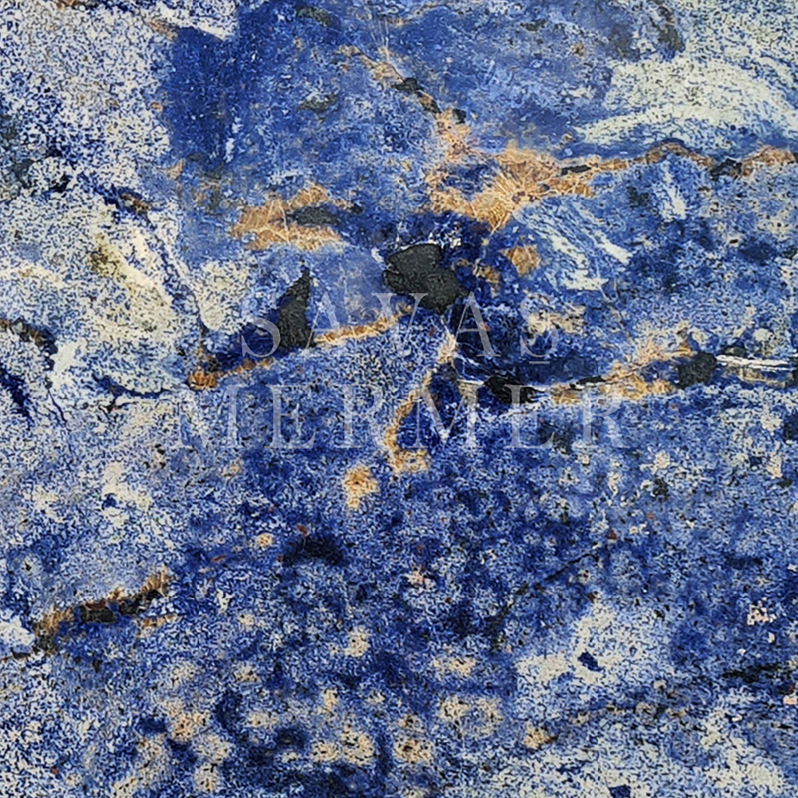 Azul Bahia Mermer Plaka Levha